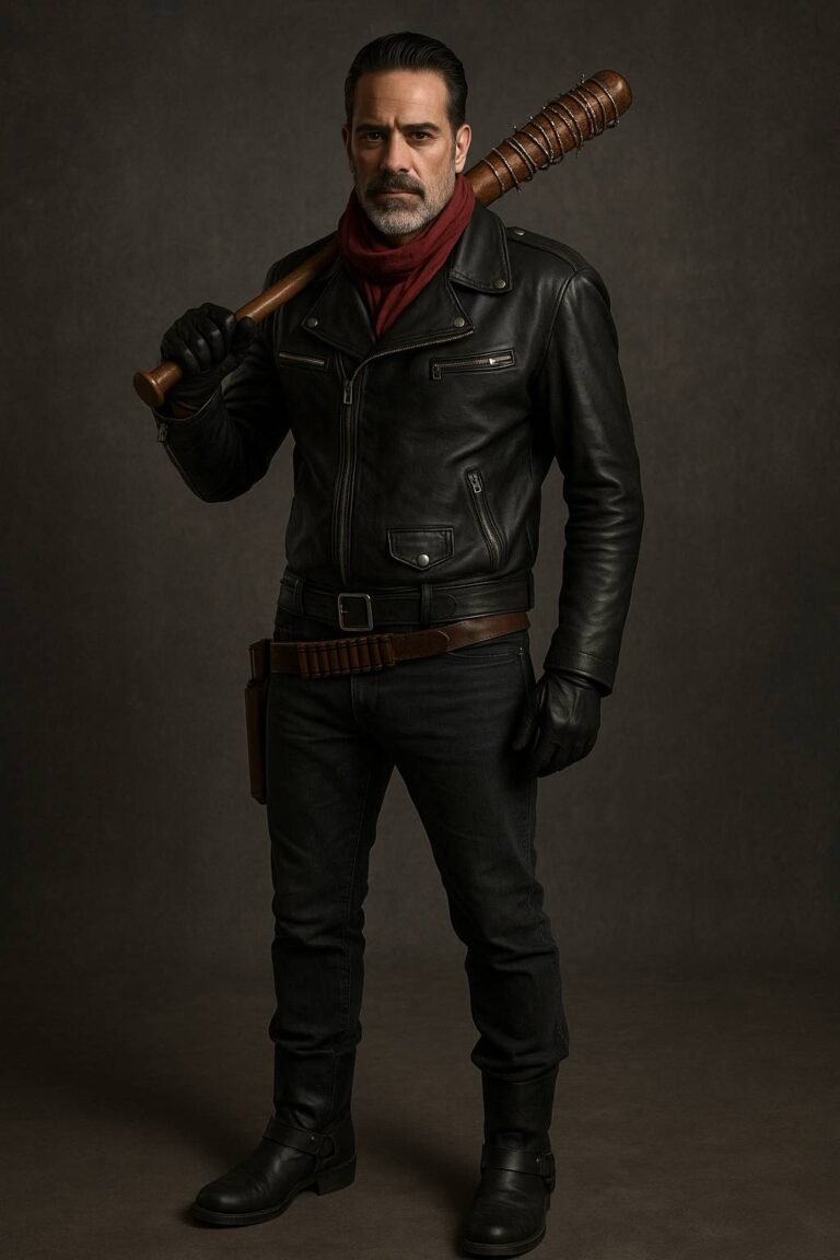 How to Dress Like Negan – Simple Guide to His Jacket, Boots, Scarf ...