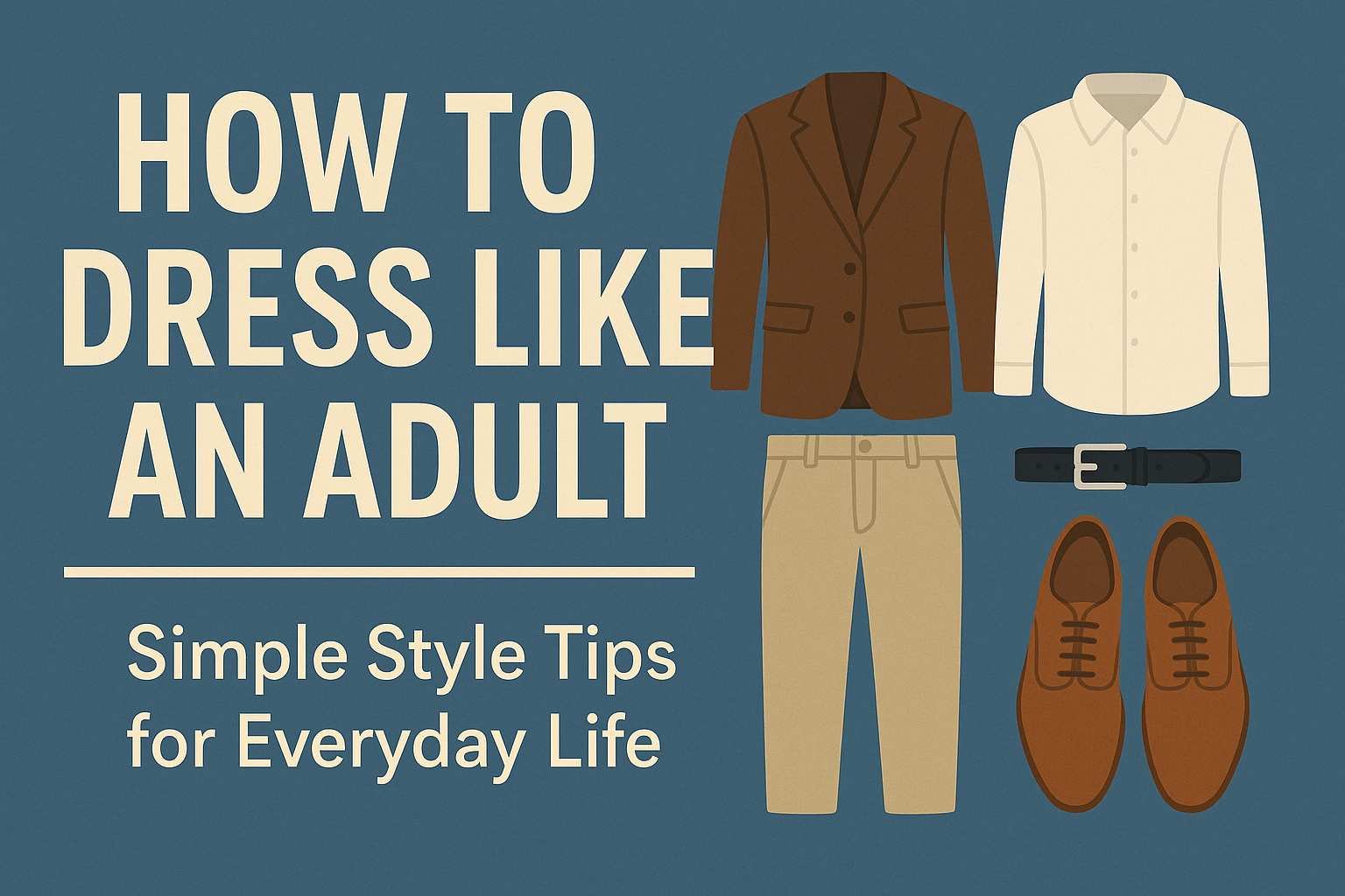 How to Dress Like an Adult: Simple Style Tips for Everyday Life