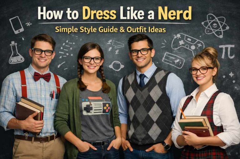 How to Dress Like a Nerd: Simple Style Guide with Outfit Ideas