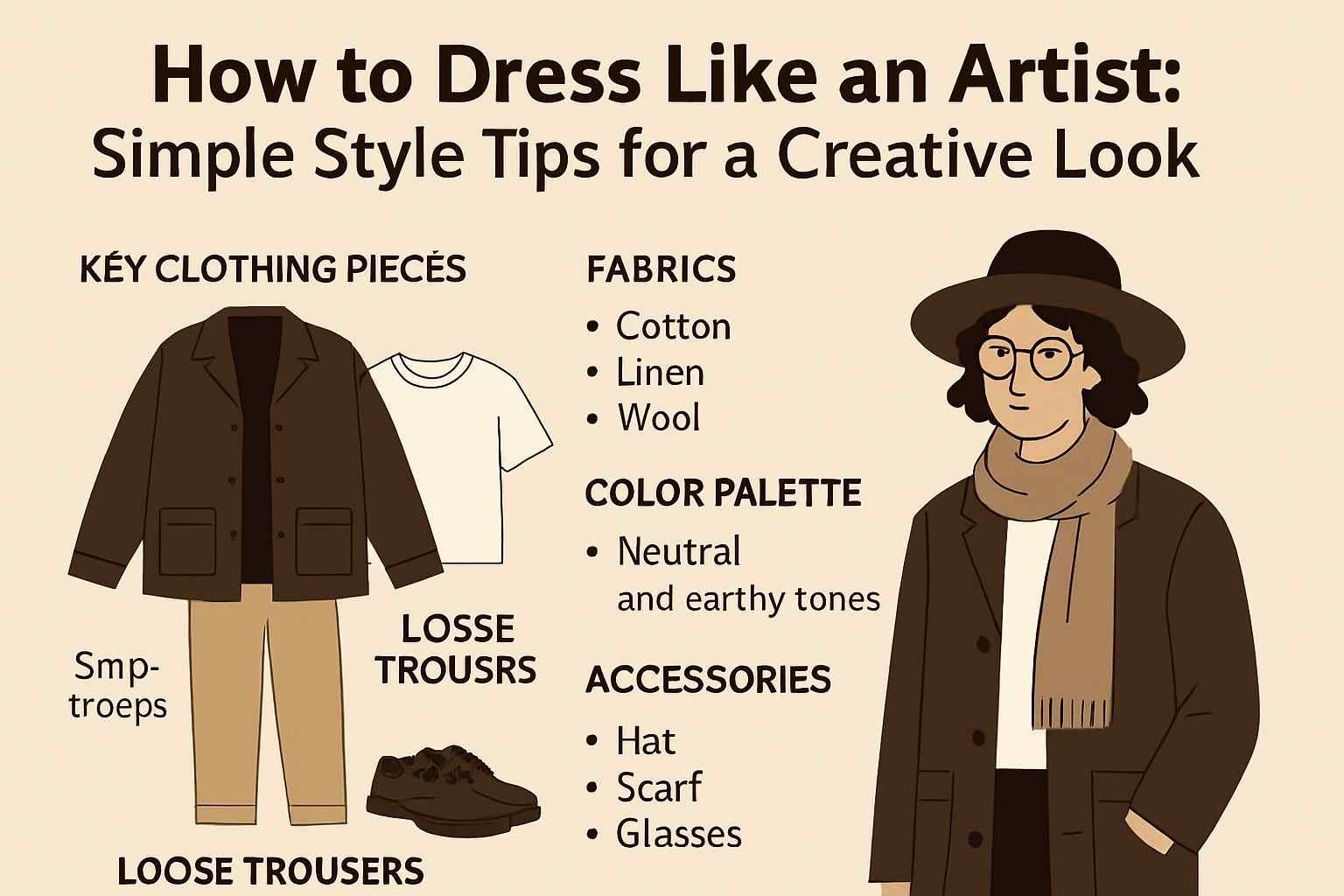 How to Dress Like an Artist: Simple Style Tips for a Creative Look