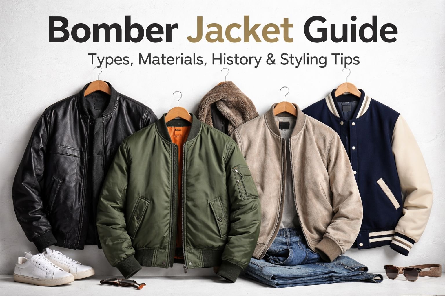 Bomber Jacket Guide: Types, Materials, History and Styling Tips